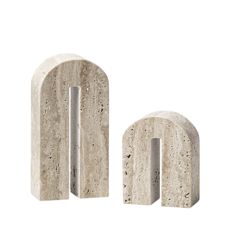 Travertine Arch Sculpture – AMALFEA
